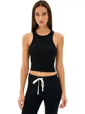 Splits59 Kiki Rib Tank Top - Black