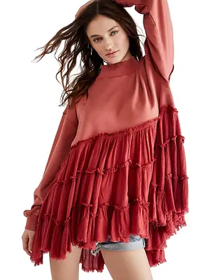 Free People We The Free Pixie Sweatshirt Rose Smoke