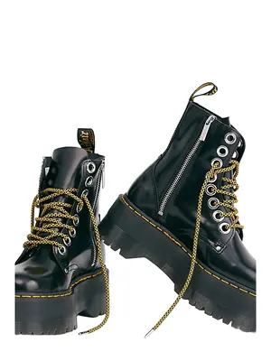 Dr. Martens Jadon Max Platform Boots - Black