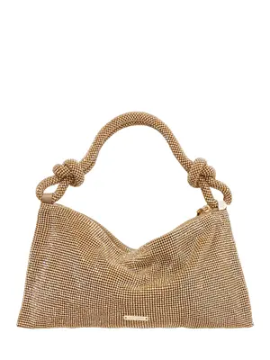 Cult Gaia Cult Gaia Hera Nano Crystal Shoulder Bag Neutrals