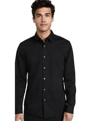 Theory Sylvain Structured Shirt - Black