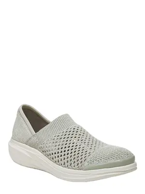 LIFESTRIDE BZees Charlie Knit Slip-On Sneaker Abbey Stone