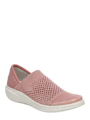 LIFESTRIDE BZees Charlie Knit Slip-On Sneaker Rose