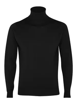 John Smedley Cherwell Merino Wool Jumper - Black