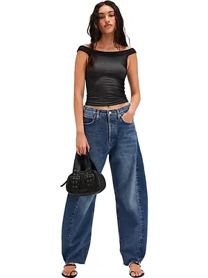 AGOLDE AGOLDE Luna Pieced Jeans Split