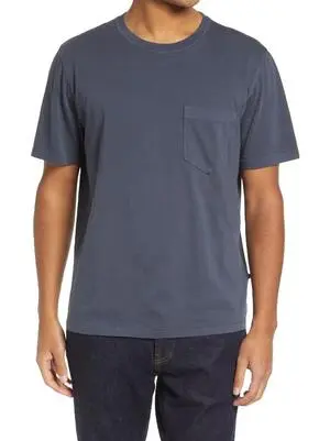 BILLY REID Washed Organic Cotton Pocket T-shirt