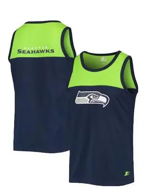 STARTER Seattle Seahawks Tank Top - Navy