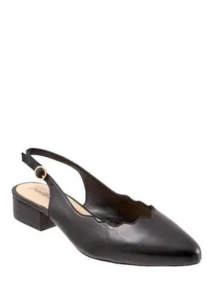 Trotters Joselyn Slingback Flat - Black