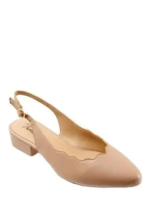 Trotters Joselyn Slingback Flat - Nude