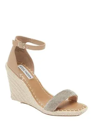 Steve Madden Espadrille Wedge Sandal - Rhinestone