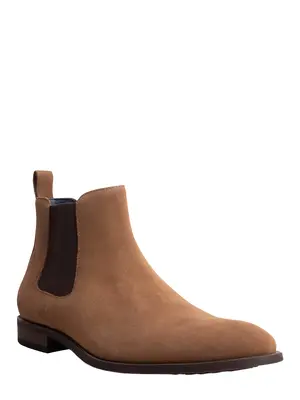 BLAKE MCKAY Blake Mckay York Suede Chelsea Boot Light Brown Suede