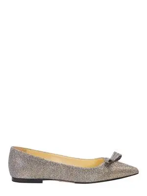 Sarah Flint Natalie Flat - Gunmetal Lame