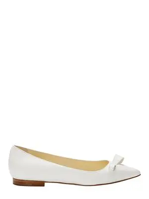 Sarah Flint Natalie Flat - White Calf
