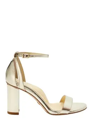 Sarah Flint Perfect Block Sandal 90 - Gold Nappa
