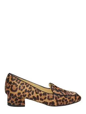 Sarah Flint SARAH FLINT Rosie Low-Heeled Loafer Chocolate Leopard Hair Calf