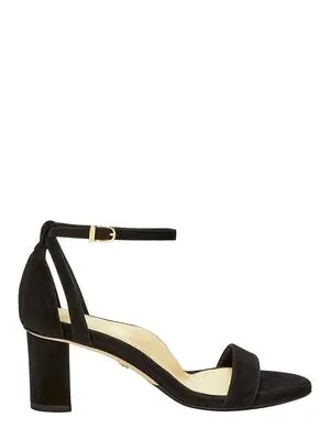 Sarah Flint Perfect Block Sandal 60 - Black Suede