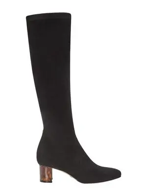 Sarah Flint Alexandra 50 Boots Black Stretch Suede
