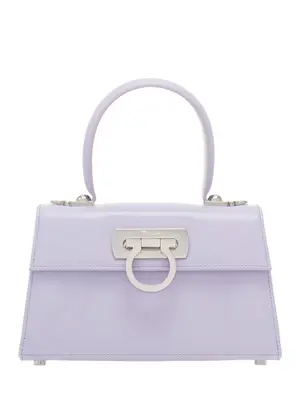 FERRAGAMO Iconic Top Handle Bag Violet