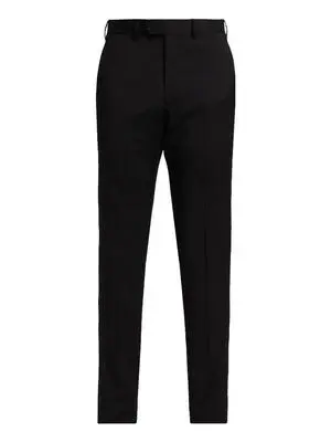 Emporio Armani Classic Wool Trousers - Black