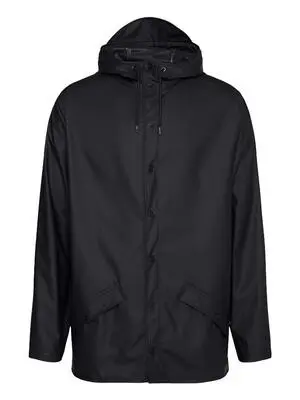 Rains Waterproof Rain Jacket - Black