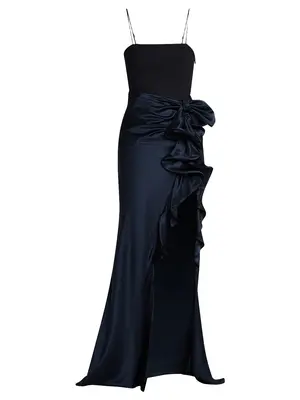 Cinq À Sept Cinq A Sept Drina Sleeveless Gown Navy