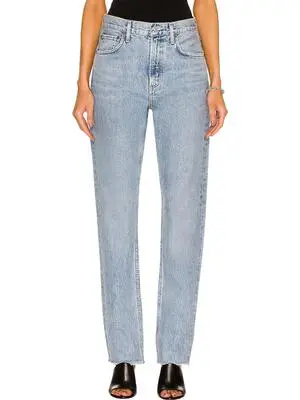 AGOLDE Cherie High Rise Straight Jeans - Merit