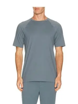 RHONE Rhone Short Sleeve Technical Shirt Shadow Blue