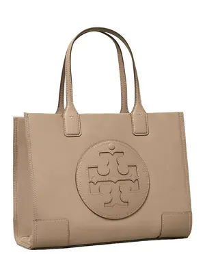 Tory Burch Tory Burch Small Ella Tote Bag Gray Heron