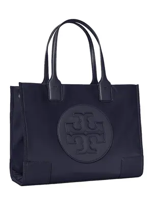 Tory Burch Tory Burch Small Ella Tote Bag Navy Blue