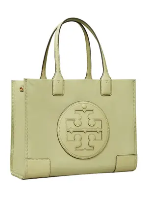 Tory Burch Tory Burch Small Ella Tote Bag Olive Sprig
