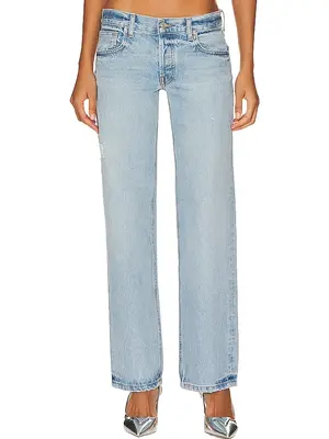 EB DENIM Low Rise Baggy Jeans Light