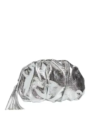 REBECCA MINKOFF Rebecca Minkoff Ruched Faux Leather Clutch