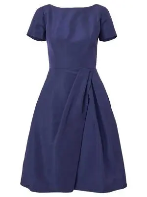 Carolina Herrera Icon Silk Faille Cocktail Dress - Midnight
