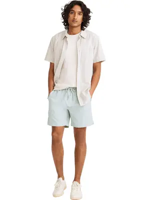 Madewell Sourced Everywear 6 1/2" Shorts Sage Mist
