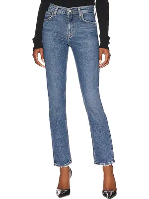 AGOLDE AGOLDE Lyle Low Rise Slim Jeans Nova