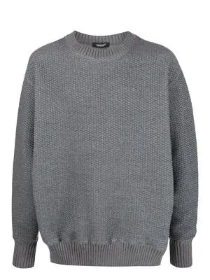 Undercover Ribbed Crew-neck Jumper - Grey