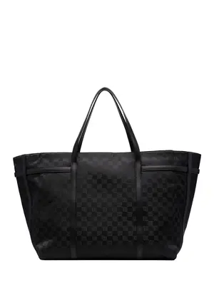 MISBHV Jacquard-monogram Tote Bag - Black