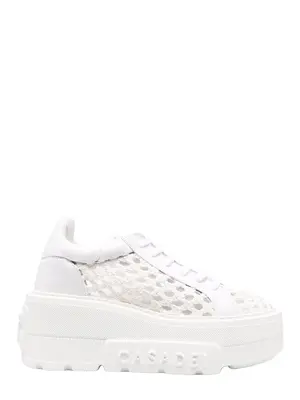 CASADEI Casadei Woven Platform Sneakers