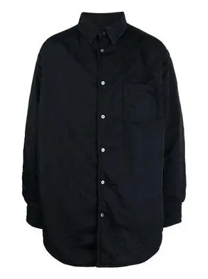 MAISON MARGIELA Oversized Shirt Jacket - Blue