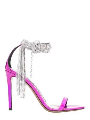 Alexandre Vauthier Diana 100mm Crystal-embellished Sandals - Pink