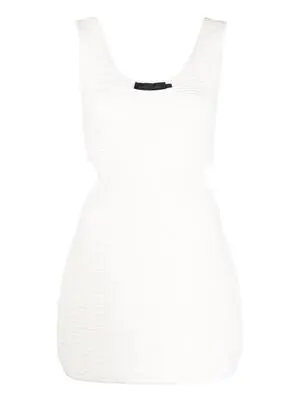 Proenza Schouler Wavy Rib-knit Tank Top - White