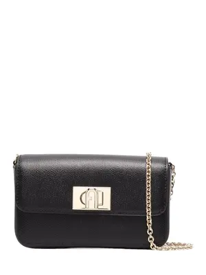 Furla Foldover Satchel - Black