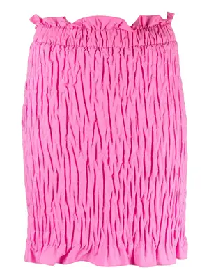 MSGM MSGM Shirred-Effect Mini Skirt