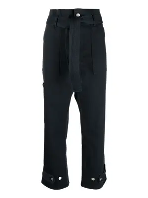 P.a.r.o.s.h Cropped Trousers - Blue