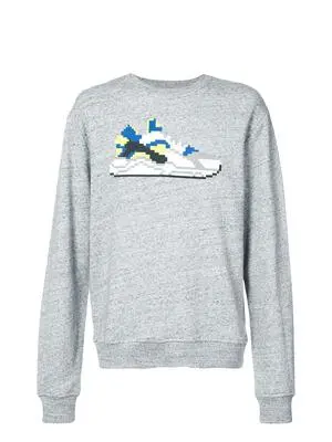 MOSTLY HEARD RARELY SEEN Blazed Sneaker Sweatshirt - Grey