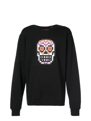 MOSTLY HEARD RARELY SEEN Mostly Heard Rarely Seen 8-Bit Muertos Skull Sweatshirt