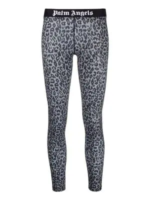 PALM ANGELS Leopard-print Leggings