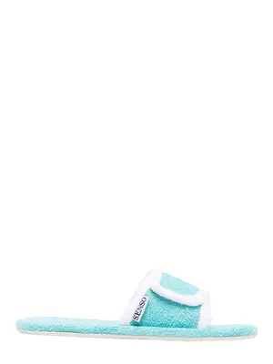 Senso Iris Towelling Slides - Blue