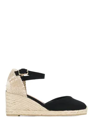 CastaÑer Wedge Espadrilles - Black