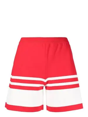 Moschino Stripe Shorts - Red